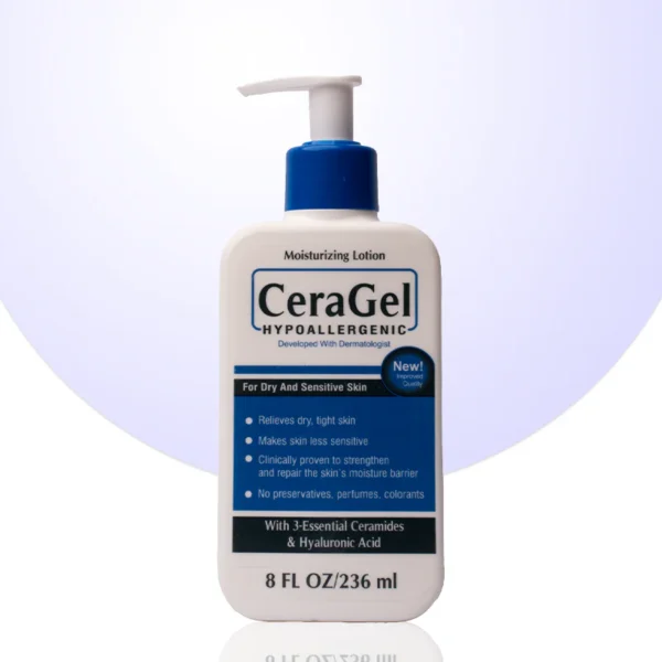 Ceragel Hypoallergenic Moisturizing Lotion - Vagus Cosmetics